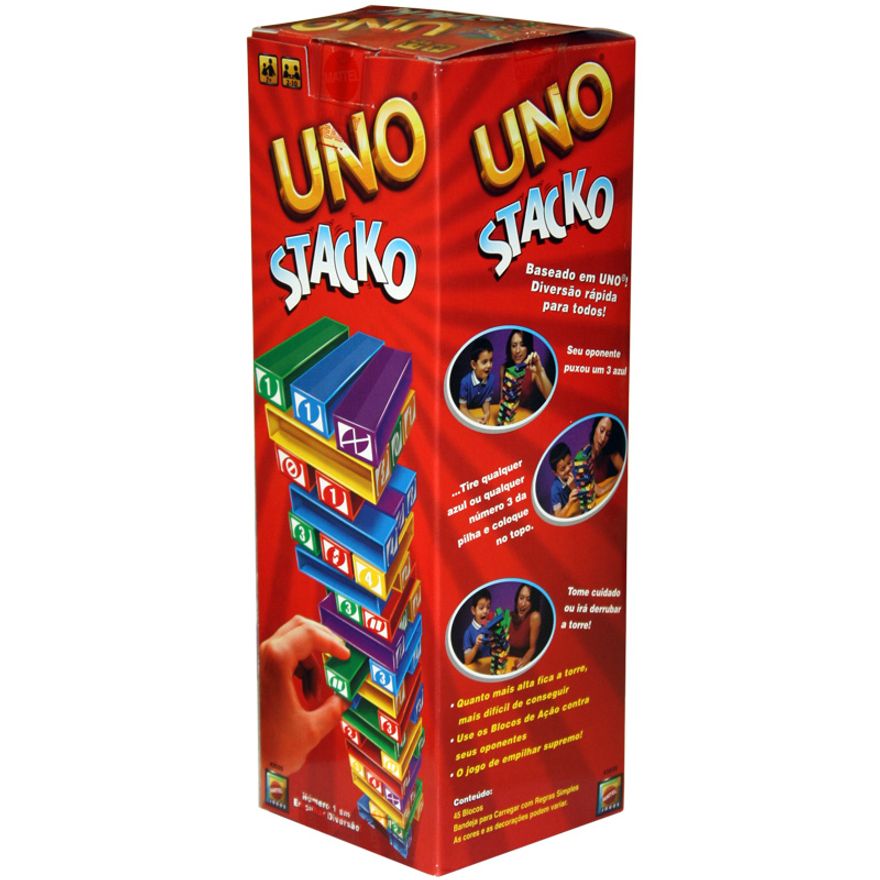 Jogo Uno Stacko - Mattel - Ri Happy Brinquedos