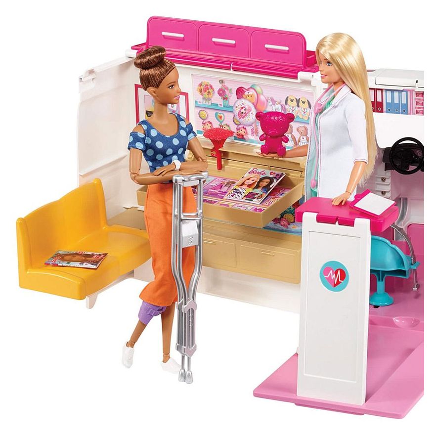 Acessórios Barbie - Hospital Móvel da Barbie - Mattel - Ri Happy Brinquedos
