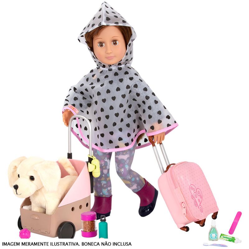 Acessórios de Bonecas - Our Generation - Conjunto de Viagem com Mala ...