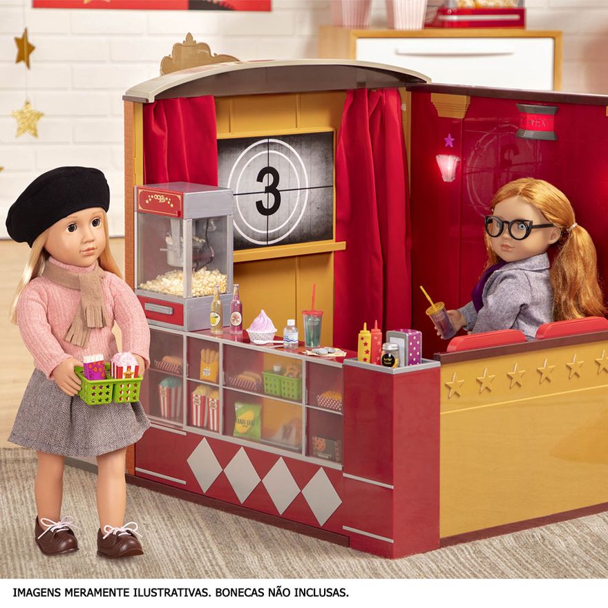 Acessórios de Bonecas - Our Generation - Cinema para Boneca - Ri Happy ...